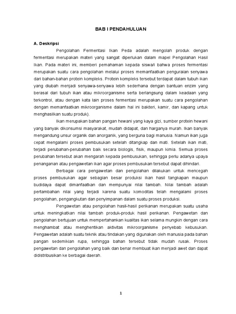Modul Ikan Peda | PDF