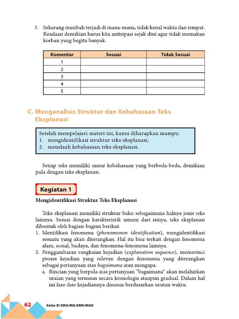 Buku Paket Bahsa Indonesia Kelas Xi BAB 2 BAGIAN 2 | PDF