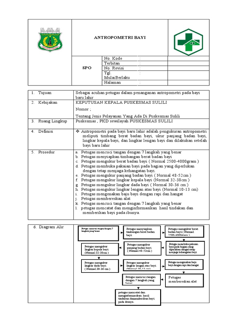 Spo Antropometri Bayi | PDF | Pengembangan Diri | Kesehatan Holistik