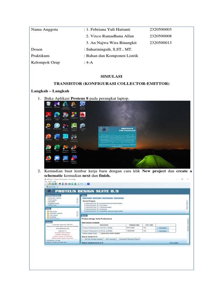 Simulasi Transistor | PDF