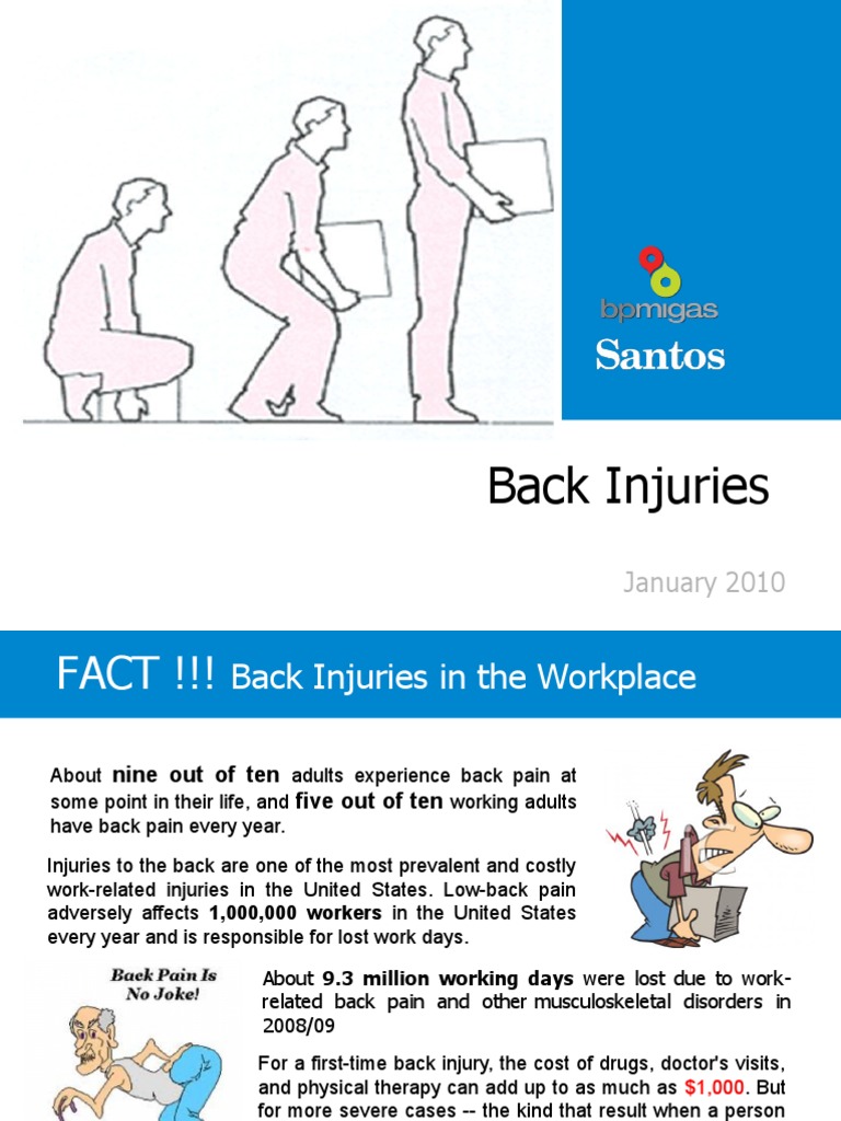 Back Injuries - Safety Moment | PDF | Back Pain | Clinical Medicine
