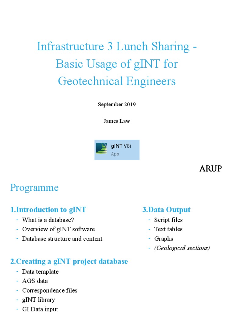 gINT Sharing - Sep 2019 | PDF | Databases | Data
