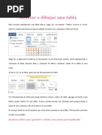 Crear y Editar Tablas en Word - para Imprimir | PDF | Microsoft Word | Software