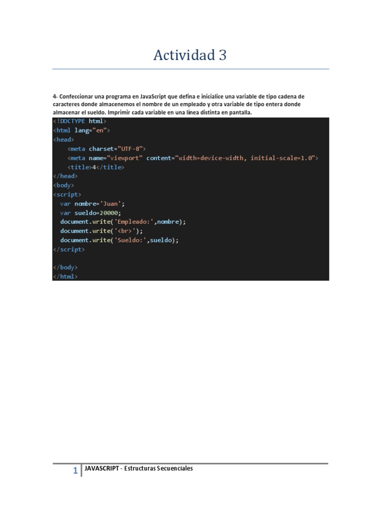 Actividad 3 - LED | PDF | Script Java | Programación de computadoras