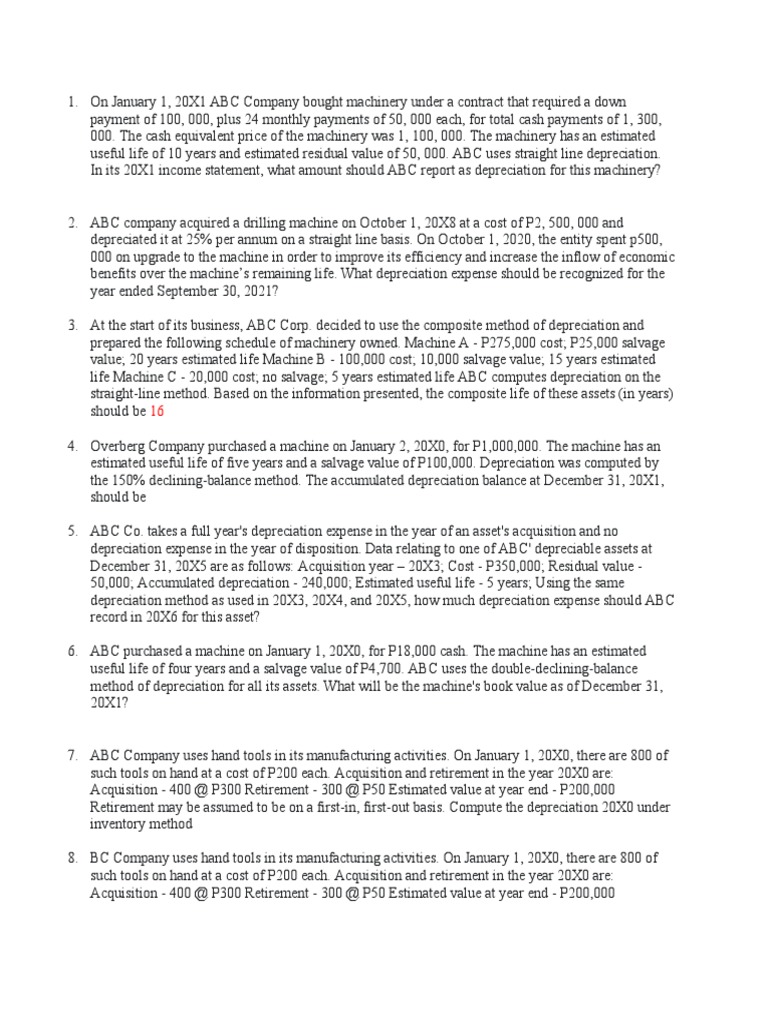 Depn Comp | PDF | Depreciation | Balance Sheet