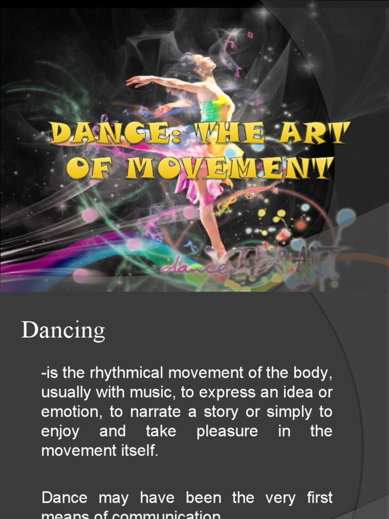 DANCE - Report in Humanities | PDF | Dances | Performing Arts