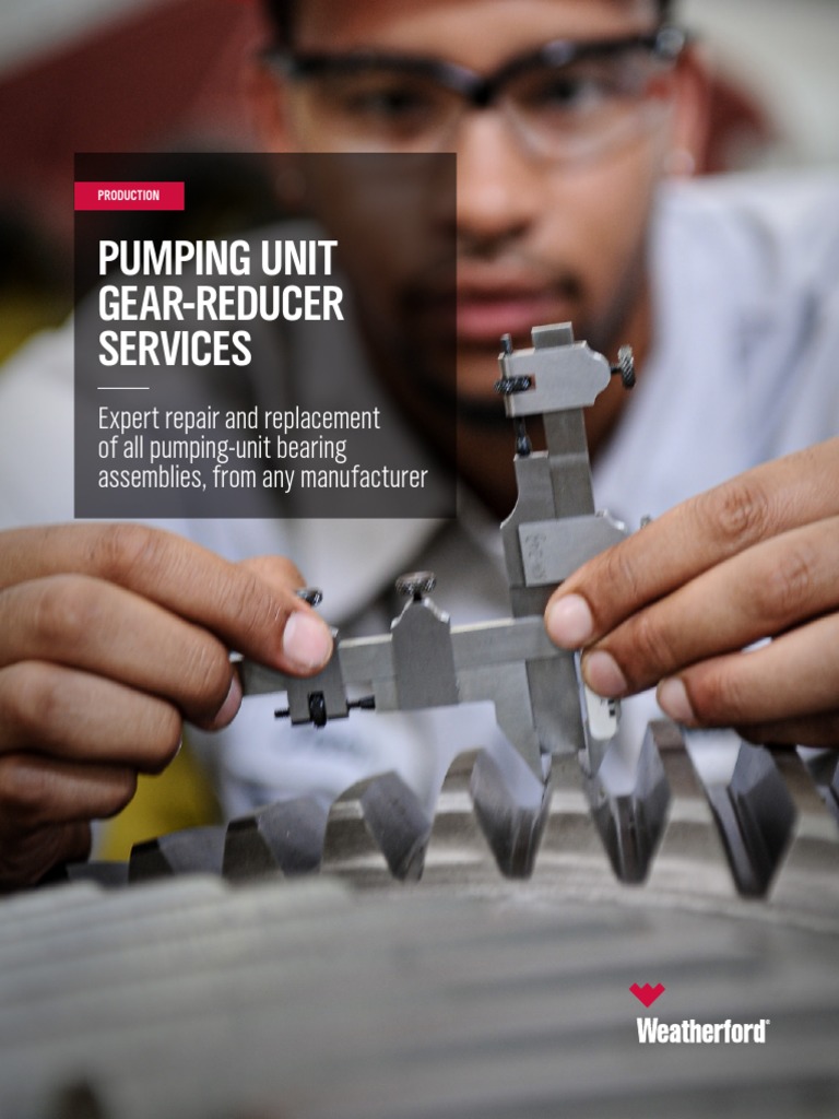 Pumping Unit Gear Reducer Services Pdf Gear Heat Treating
