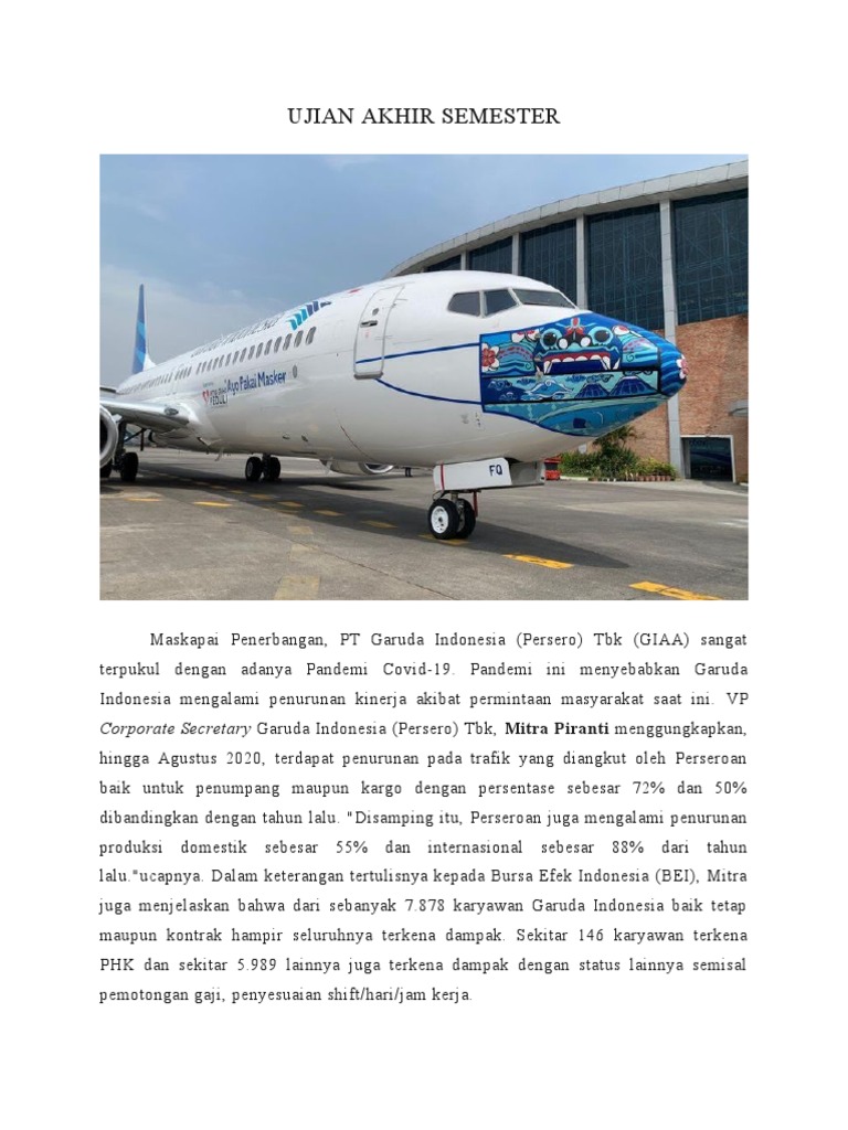 Maskapai Penerbangan Garuda Indonesia | PDF