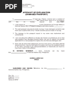 Affidavit of Income Declaration Sample | PDF