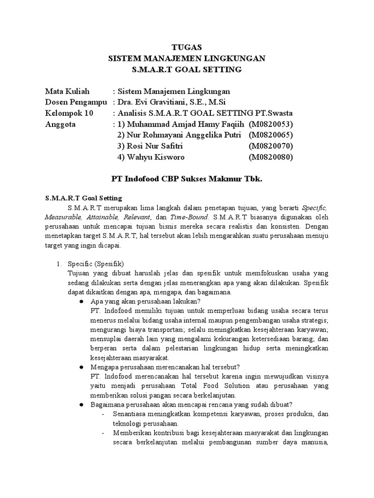 Smart - PT Swasta - Kelompok 10 | PDF