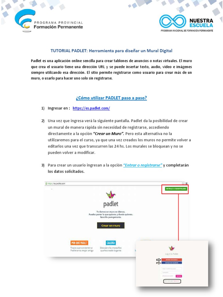 Tutorial Padlet - Mural Digital-3c | Descargar gratis PDF | Contraseña ...