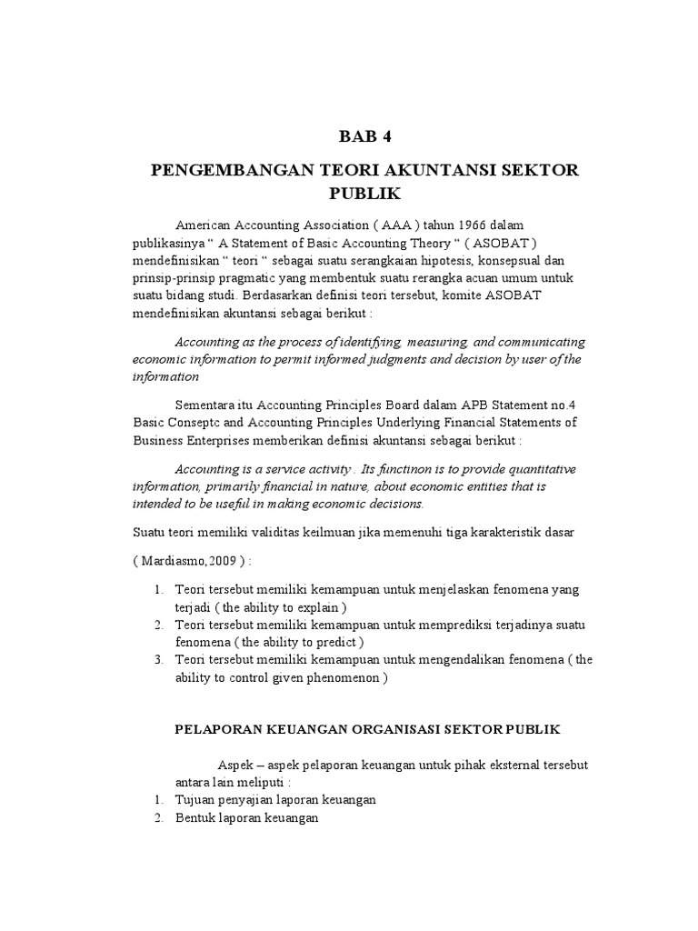 ASPII - Pengembangan Teori ASP | PDF | Pengelolaan Keuangan & Uang
