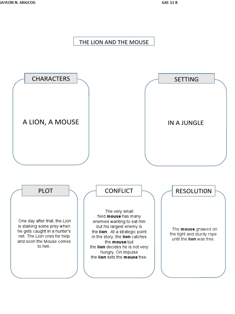 Lion and The Mouse | PDF