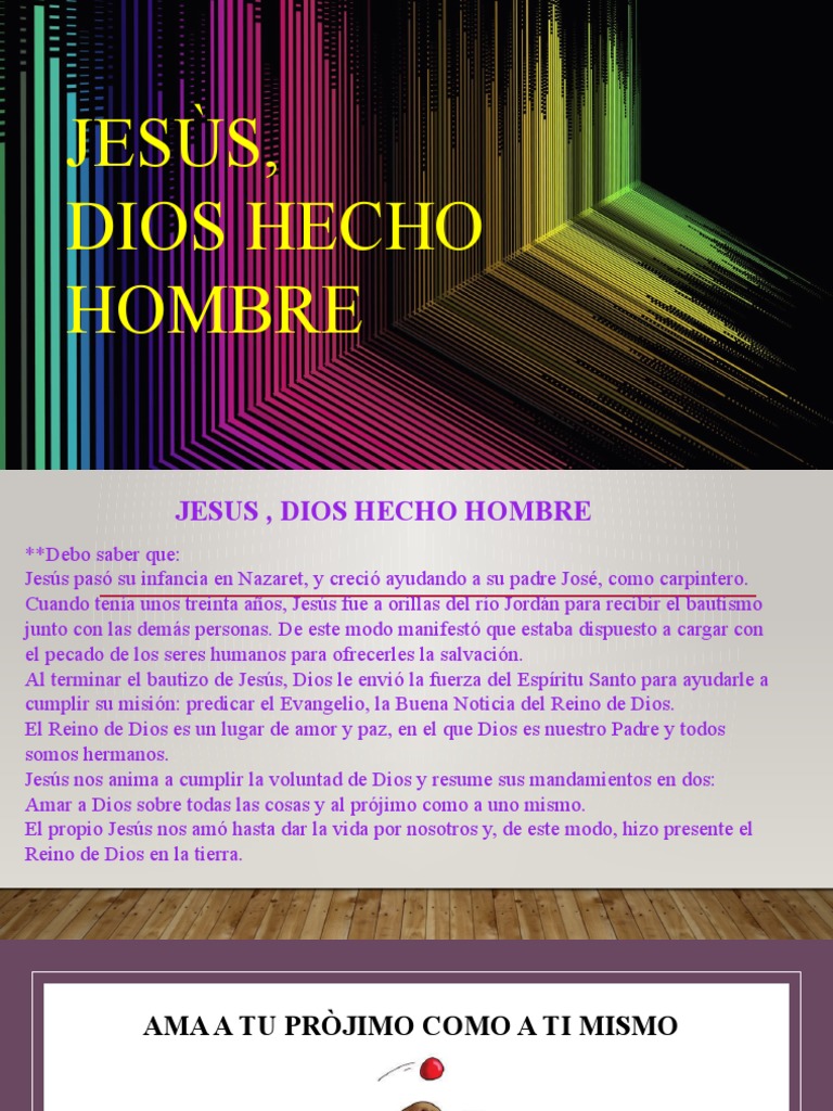 Jesus, Dios Hecho Hombre | PDF