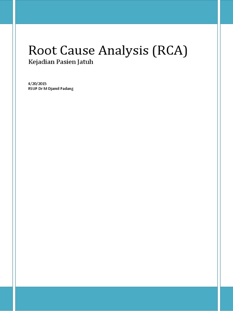 Contoh ANALISIS RCA Jatuh | PDF