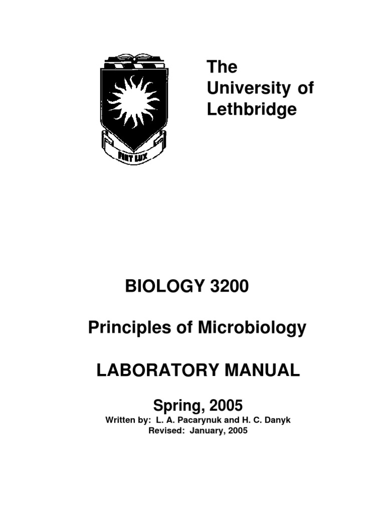 Microbiology Lab Manual Overview | PDF | Angular Resolution | Lens (Optics)