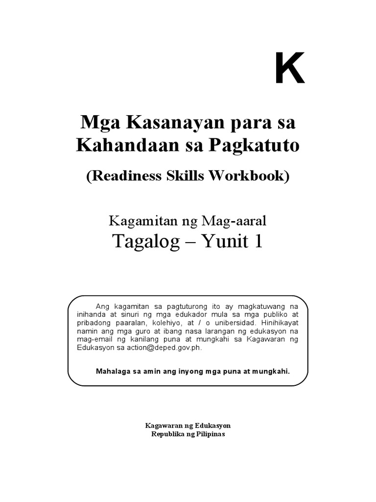 Kinder Lesson Plan Quarter 1 | PDF