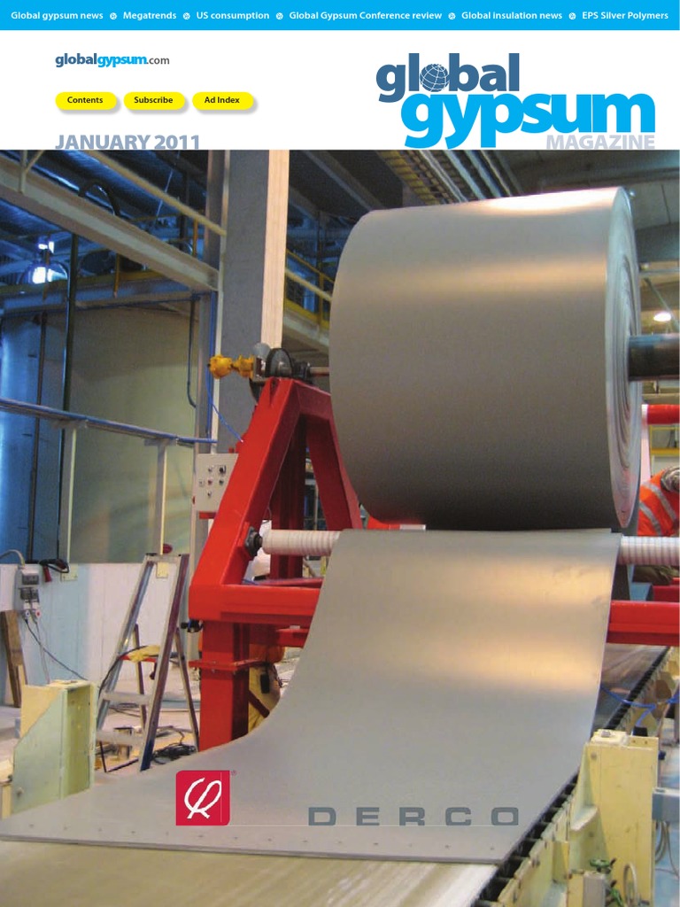 Global Gypsum January 2011 | Download Free PDF | Drywall | Sustainability