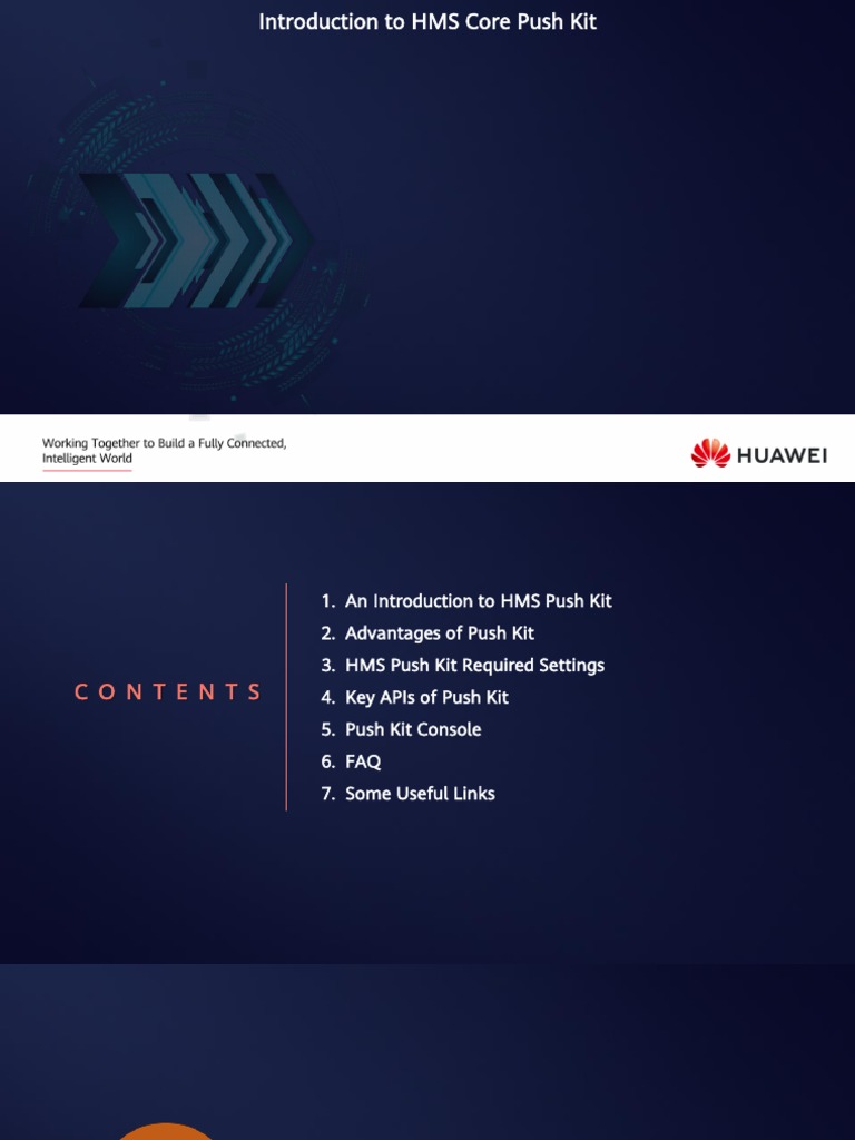 HMS Push Kit Introduction | PDF | Mobile App | Component Object Model