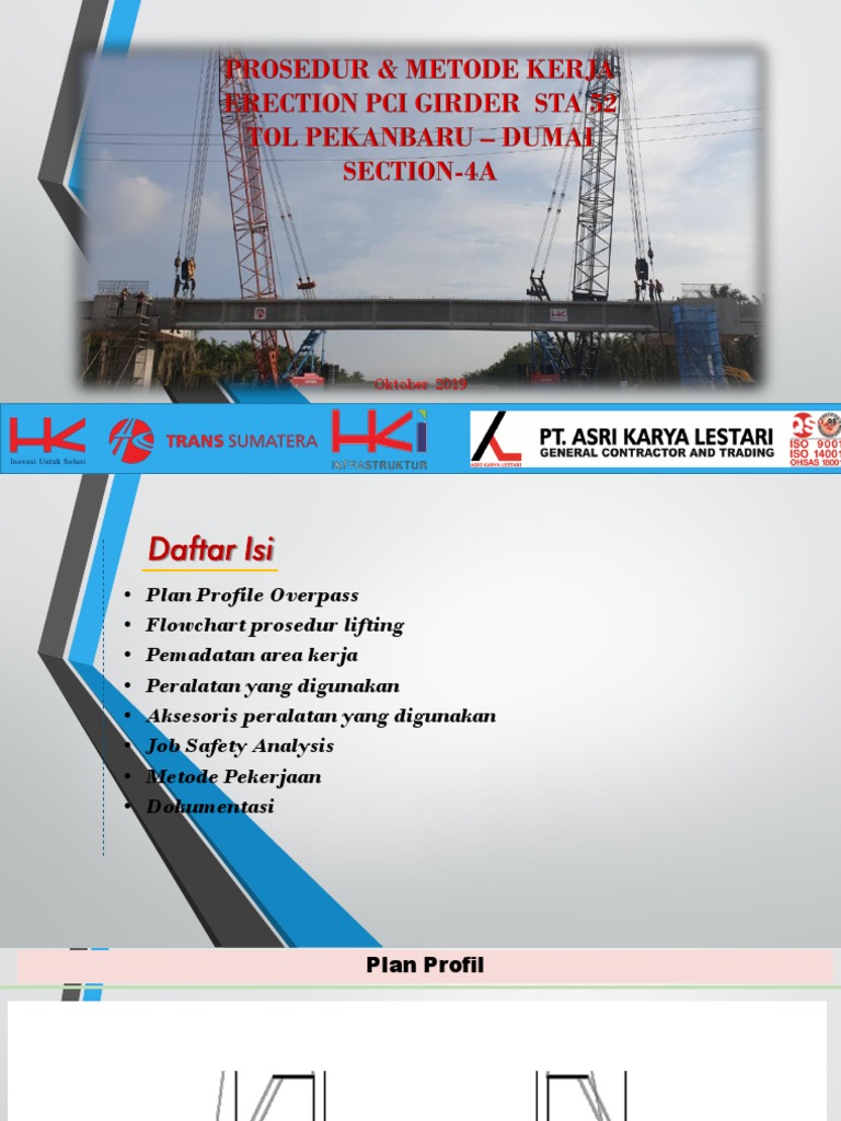 Metode Erection Girder dan Bracing | PDF