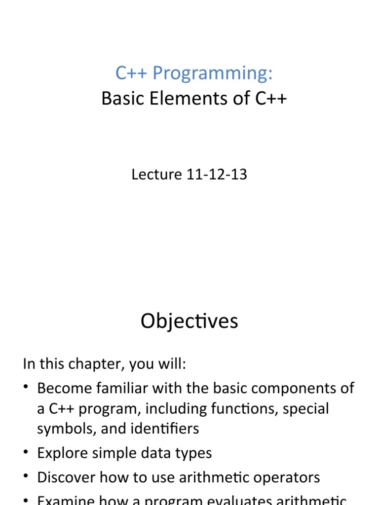 COSC1101 - Programming Fundamentals Lec 11-12-13 | PDF | Data Type | C++
