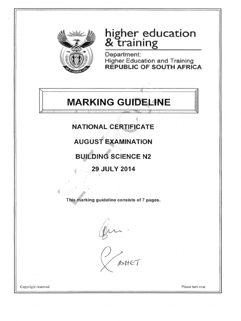 Building Science N2 | PDF