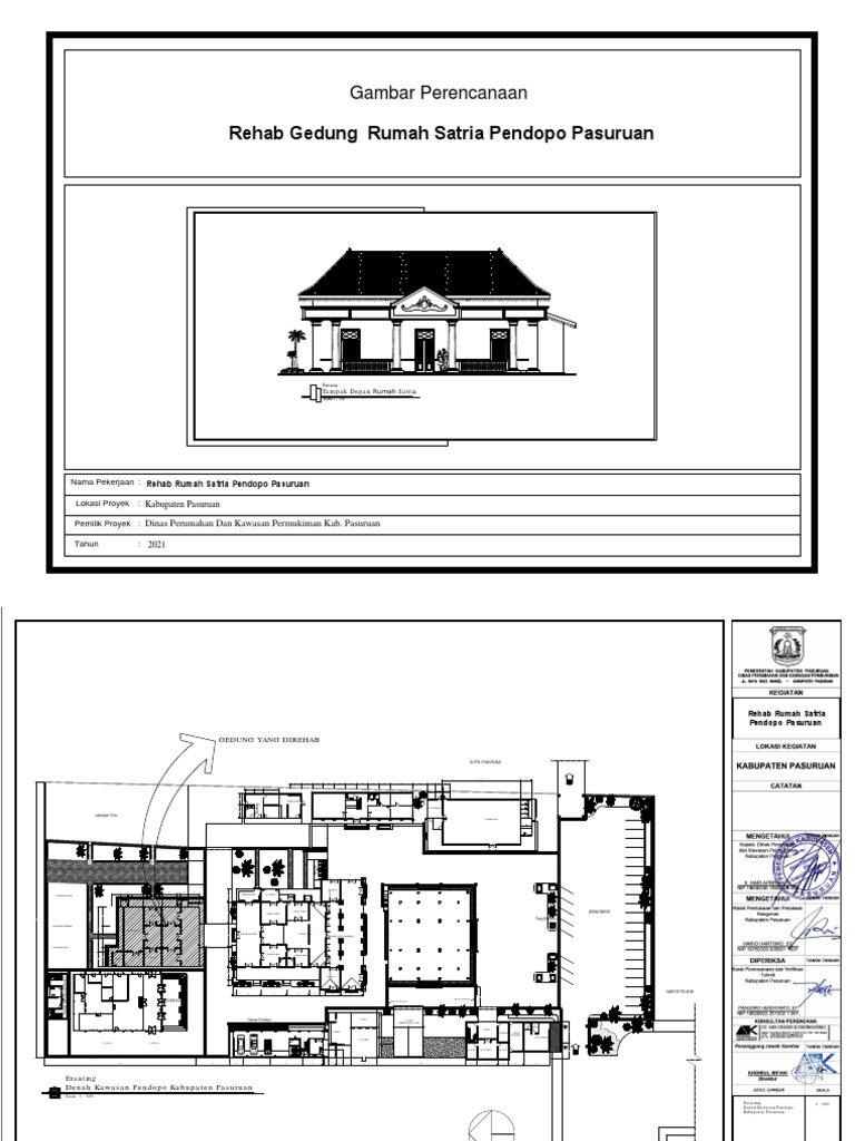 Contoh DED Rehab Bangunan | PDF