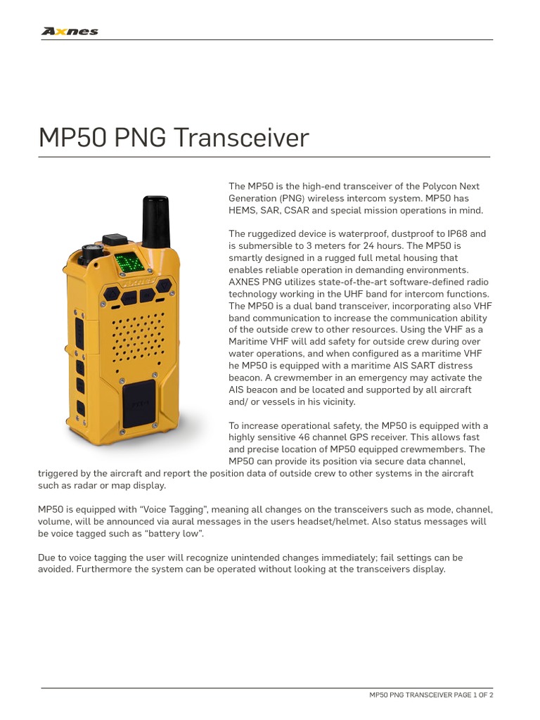 Datasheet - mp50 PNG Transceiver | PDF | Wireless | Telecommunications ...