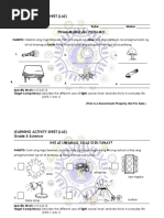 Consolidated Worksheet in SCIENCE 3 Quarter 3 Week 1 8 | PDF
