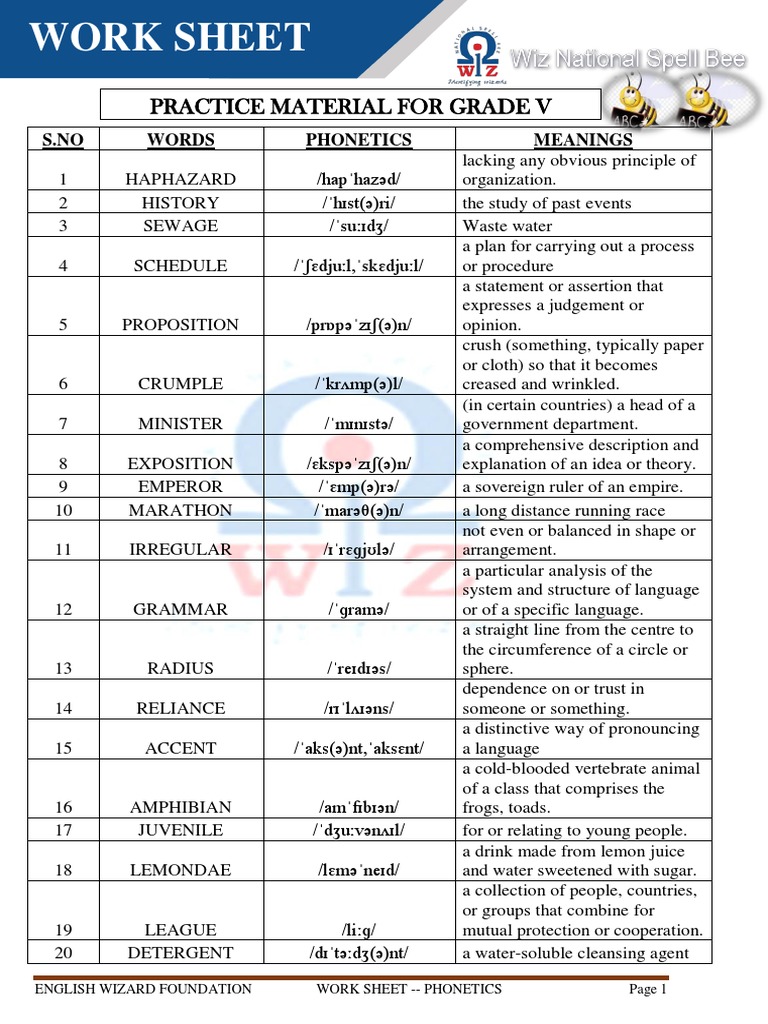 National - Level - 5 - WORK SHEET FOR CLASS 5 | PDF | Nature
