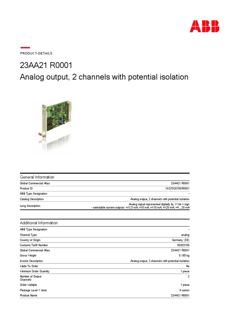 Item 3.1 - 1KGT020700R0001-analog-output-2-channels-with-potential ...