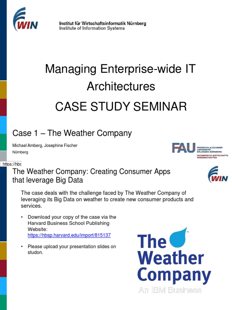 CSS Assignment Case1 TheWeatherCompany | PDF | Business Model ...