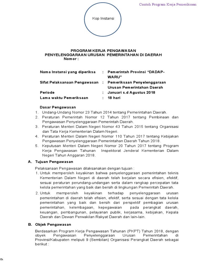 Contoh PKP | PDF