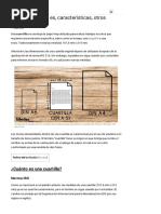 Cuántas hojas son 5 cuartillas | PDF | Métodos y materiales de ...