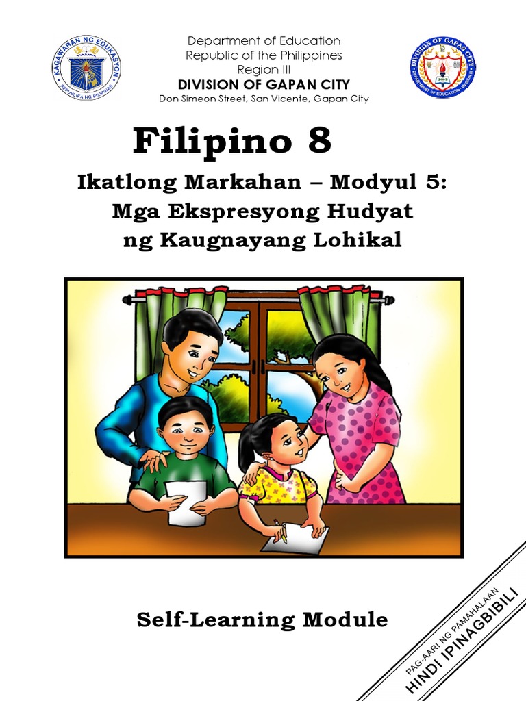 Filipino 8 SLMs 3rd Quarter Module 5 | PDF