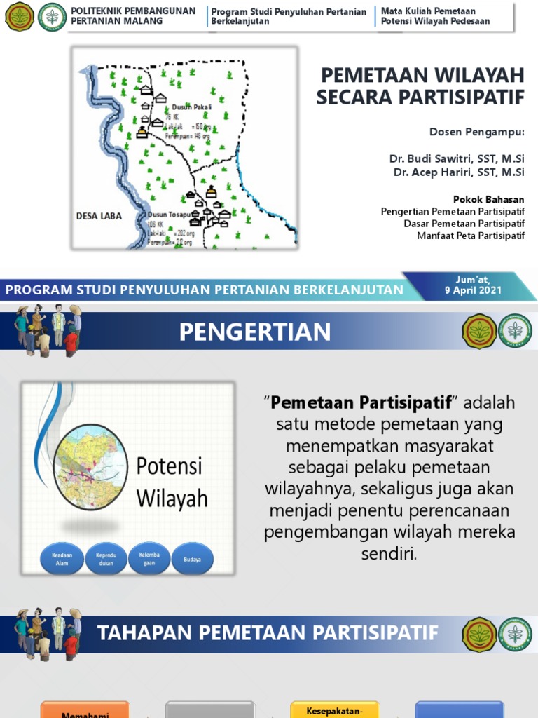 Pemetaan Partisipatif Wilayah Desa | PDF