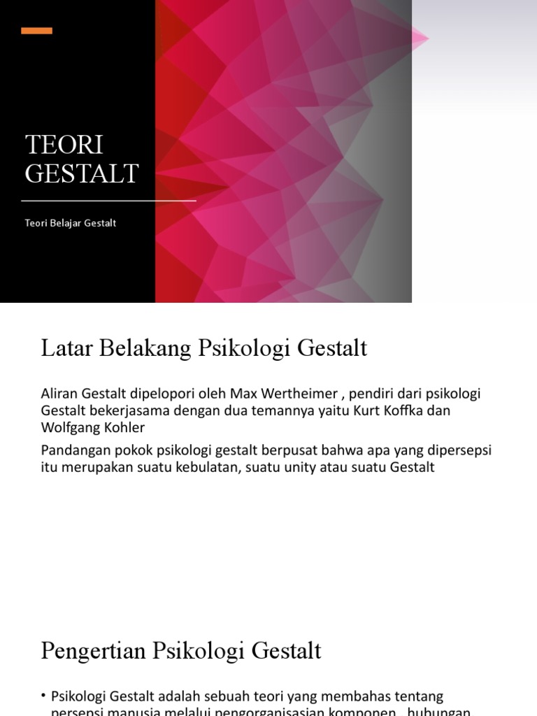 Teori Gestalt | PDF