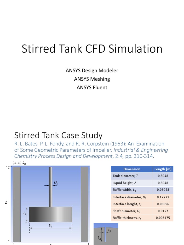Stirred Tank CFD Simulation | PDF | Chemical Engineering | Mechanical ...