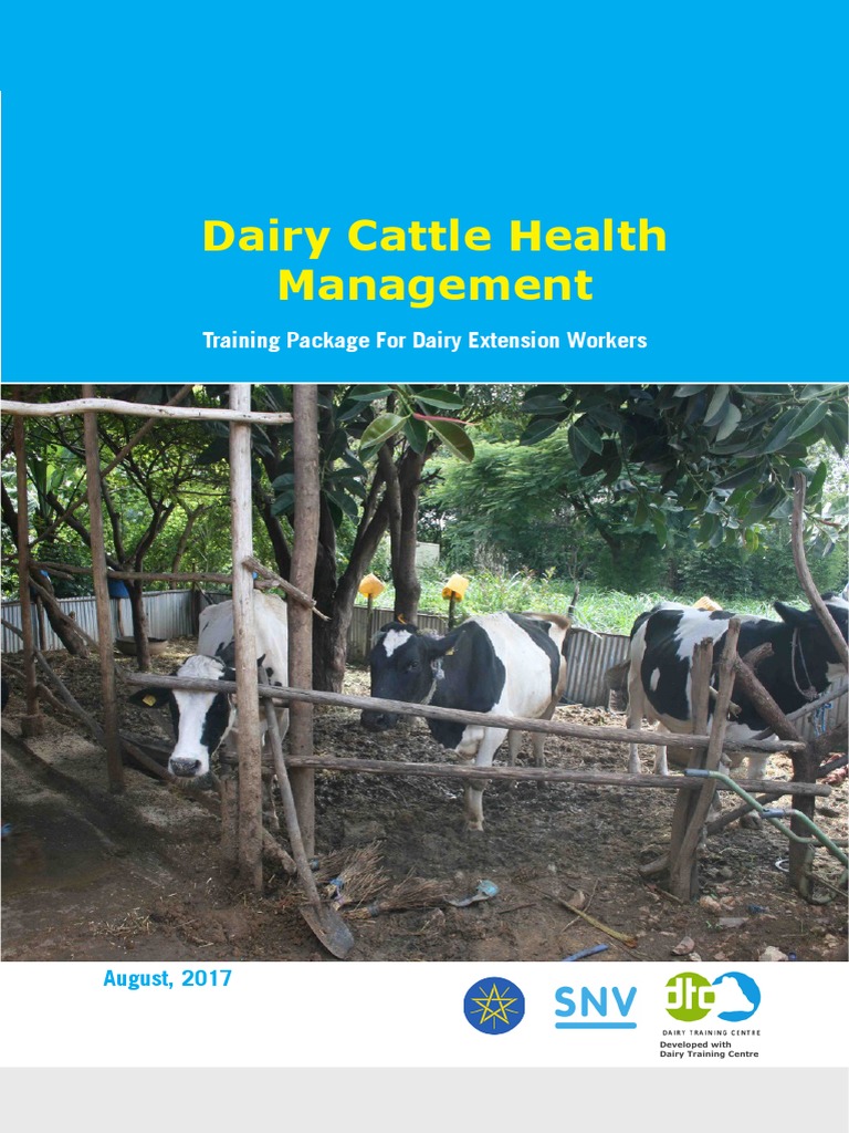 Dairy Cattle Health Management Training Manual and Guidelinel | PDF ...