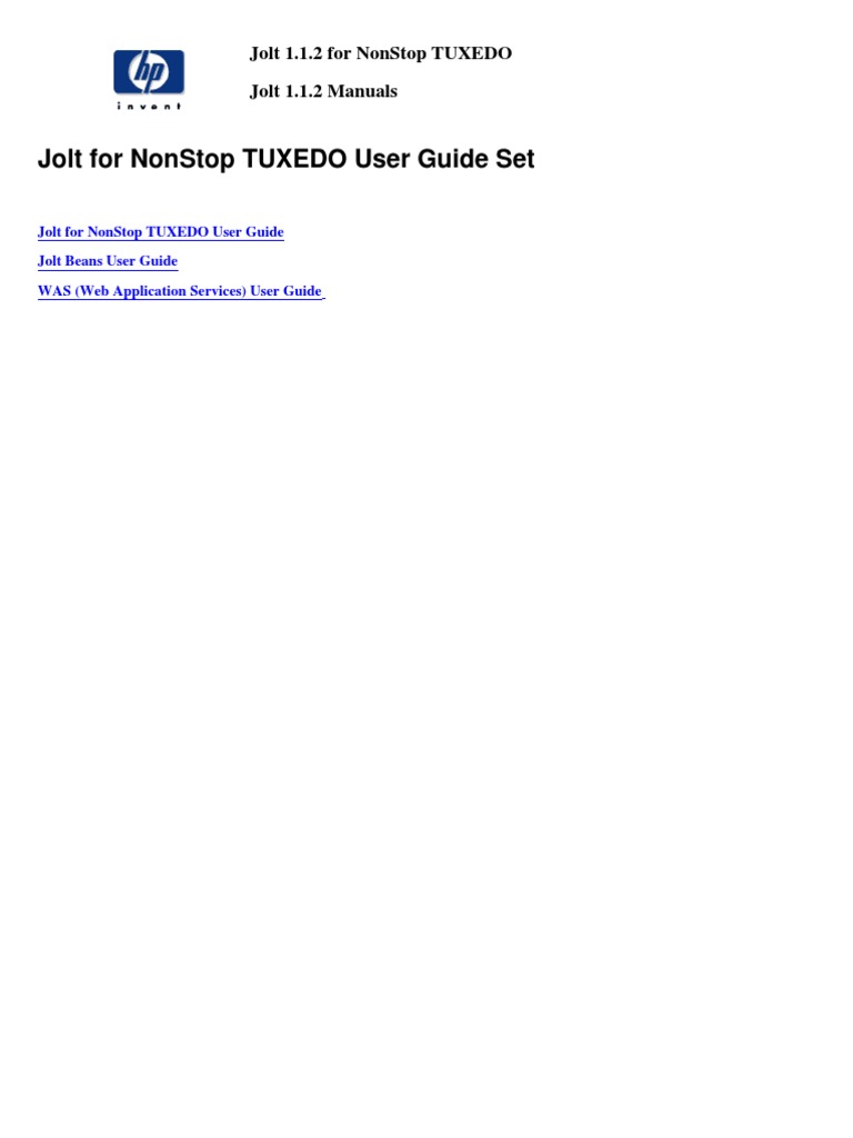 JOLT-UserGuide | Port (Computer Networking) | Java (Programming Language)