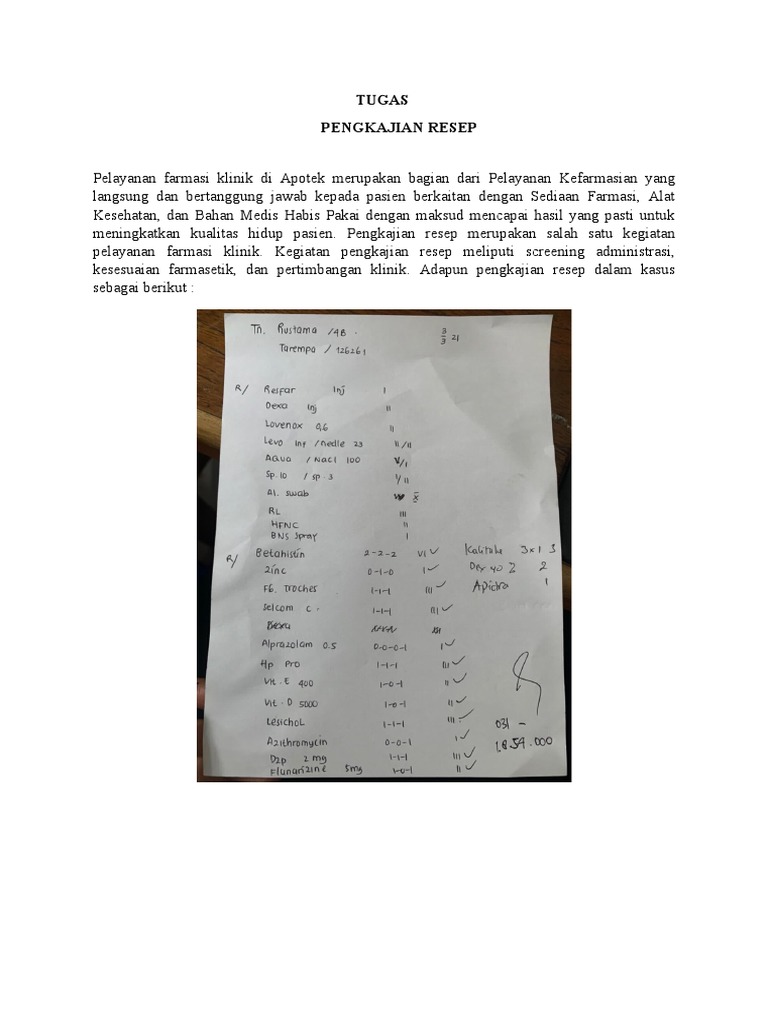 Skrining Resep Reffany | PDF