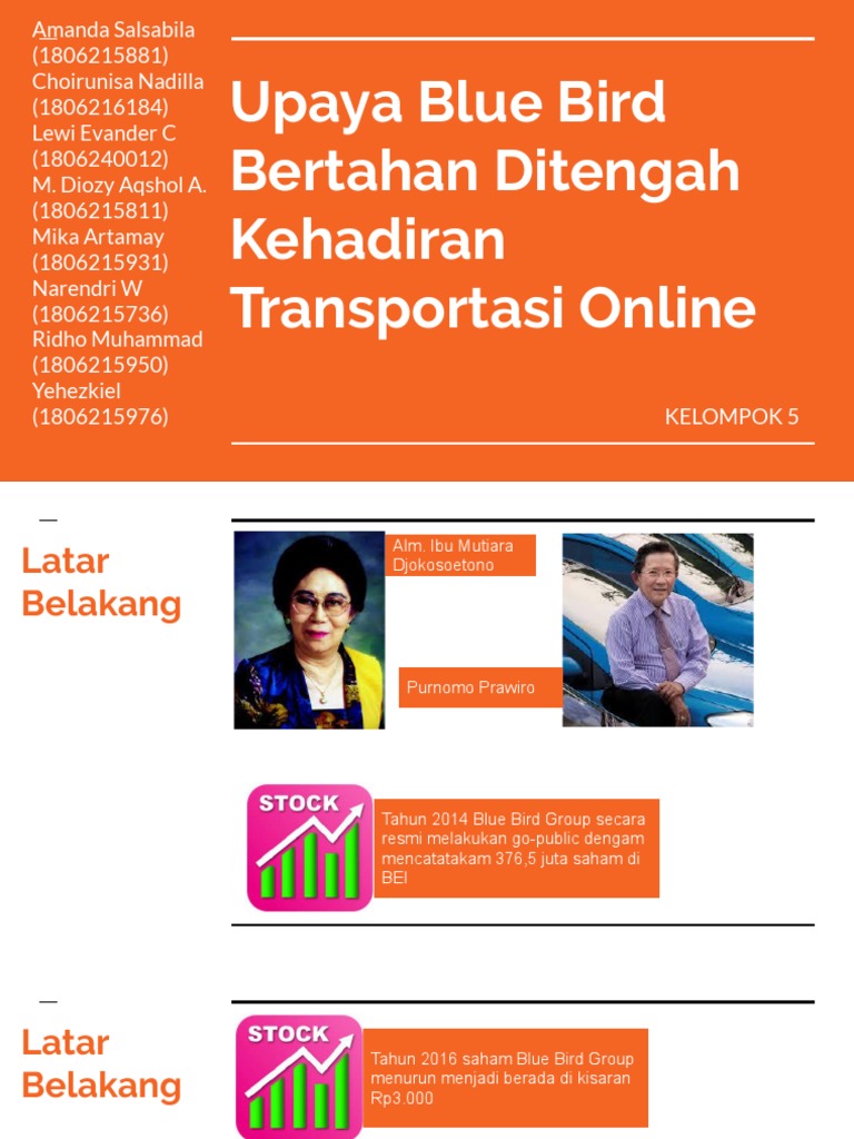 Kelompok 5 - PPT Blue Bird | PDF | Bisnis