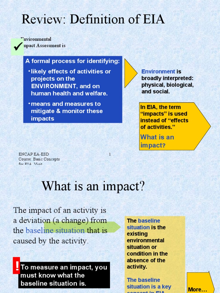 Review: Definition of EIA | PDF | Environmental Impact Assessment ...
