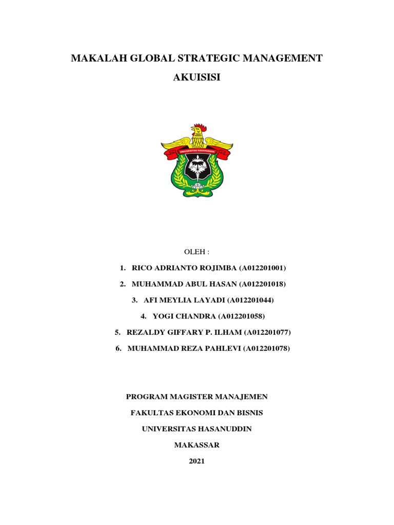 Akuisisi Makalah | PDF