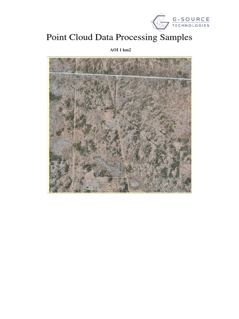 Point Cloud Data Processing Samples Pdf
