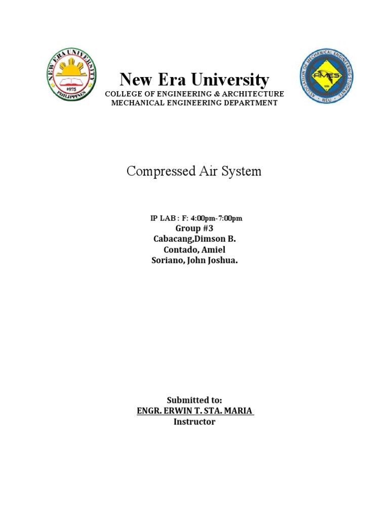 Compressed Air System | PDF | Valve | Clothes Dryer