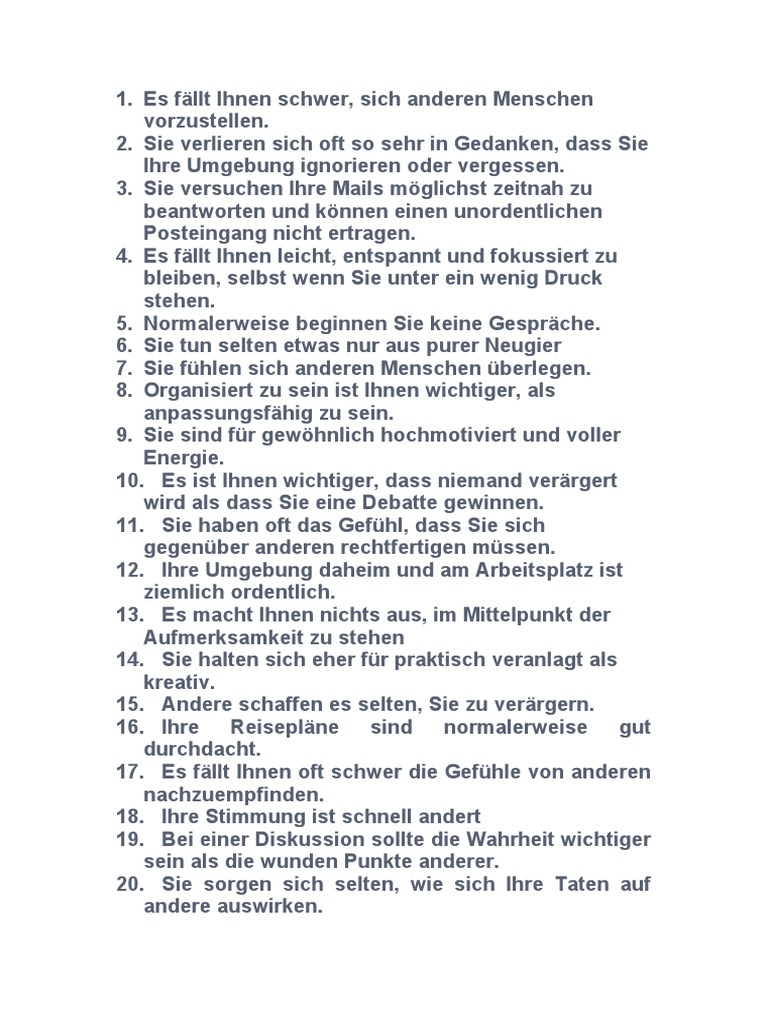 16 Personalities | PDF