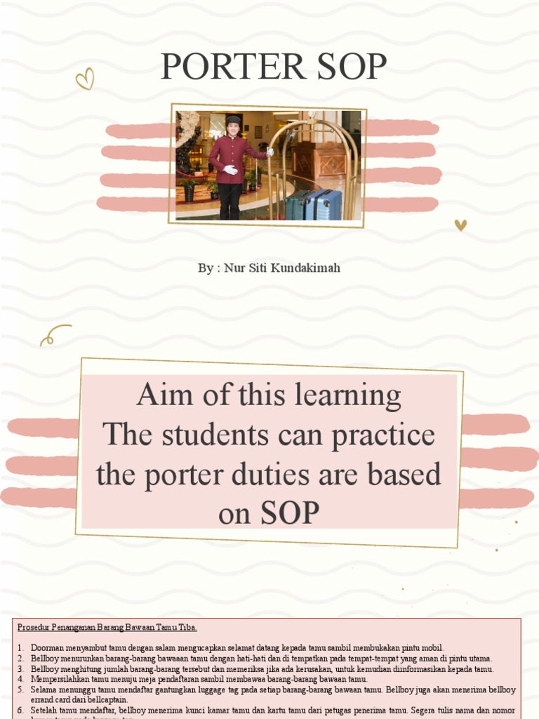 Sop Porter | PDF