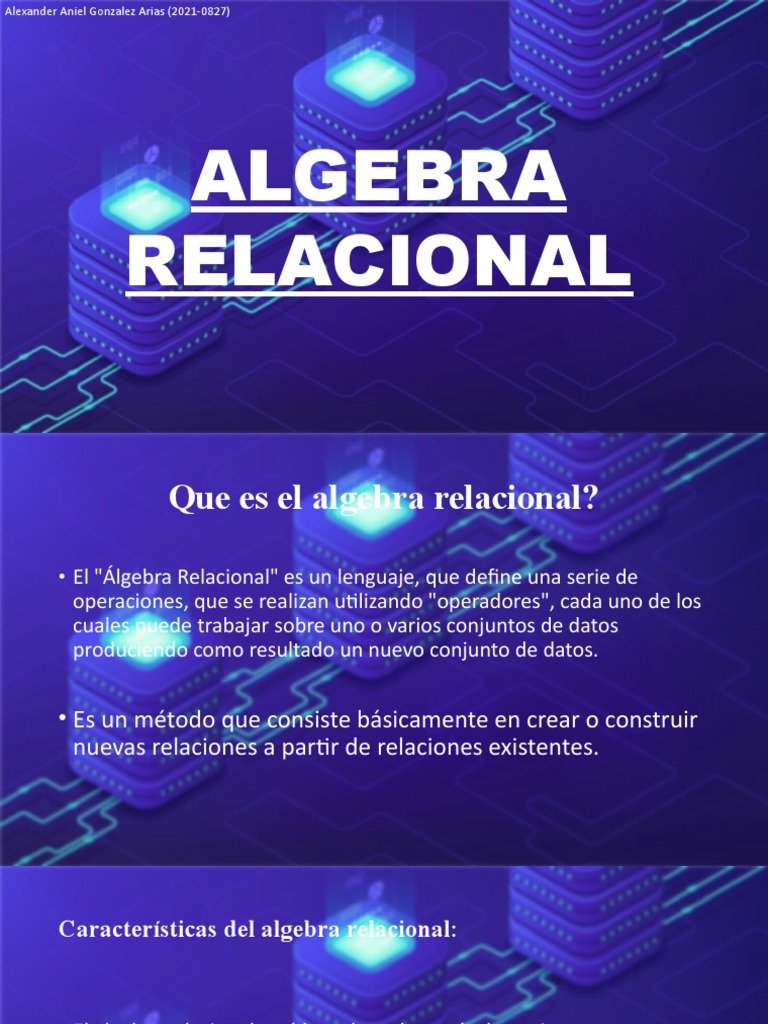 Base de Datos (Algebra Relacional) | PDF