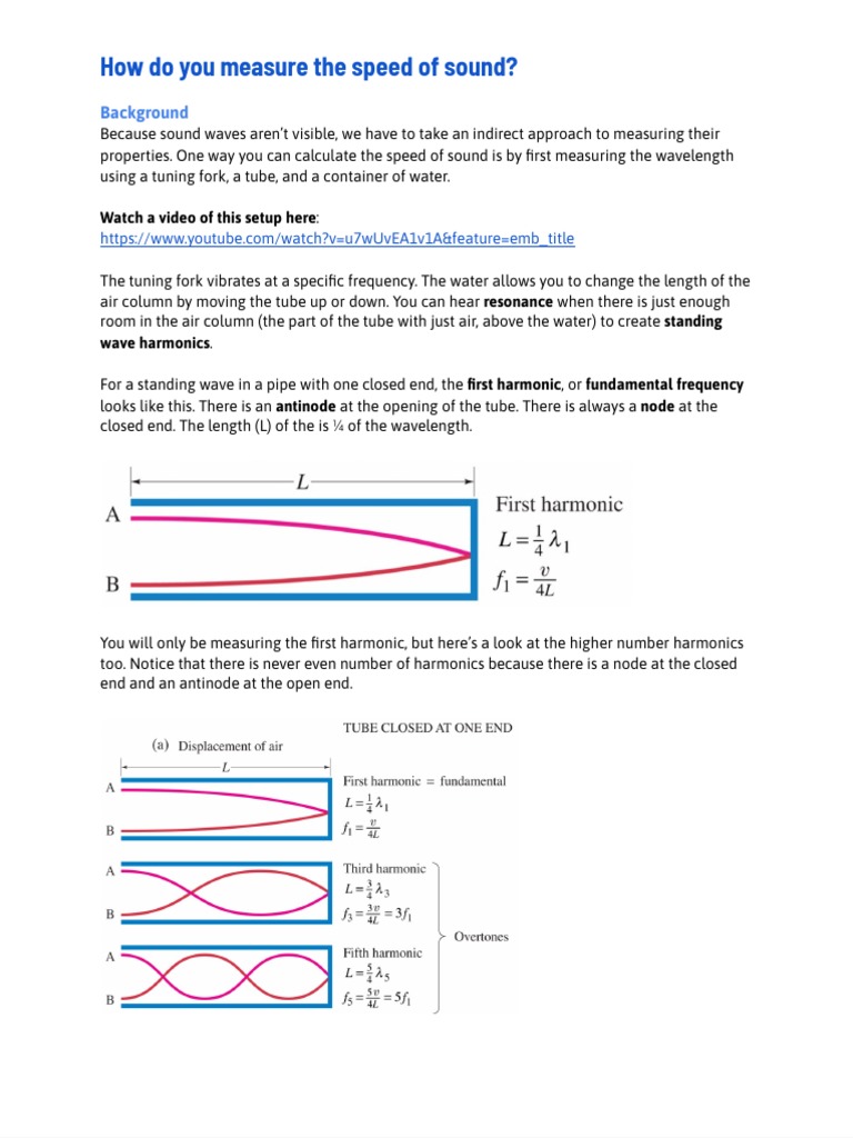 Resonance Lab Student Work | PDF | Frequency | Sound